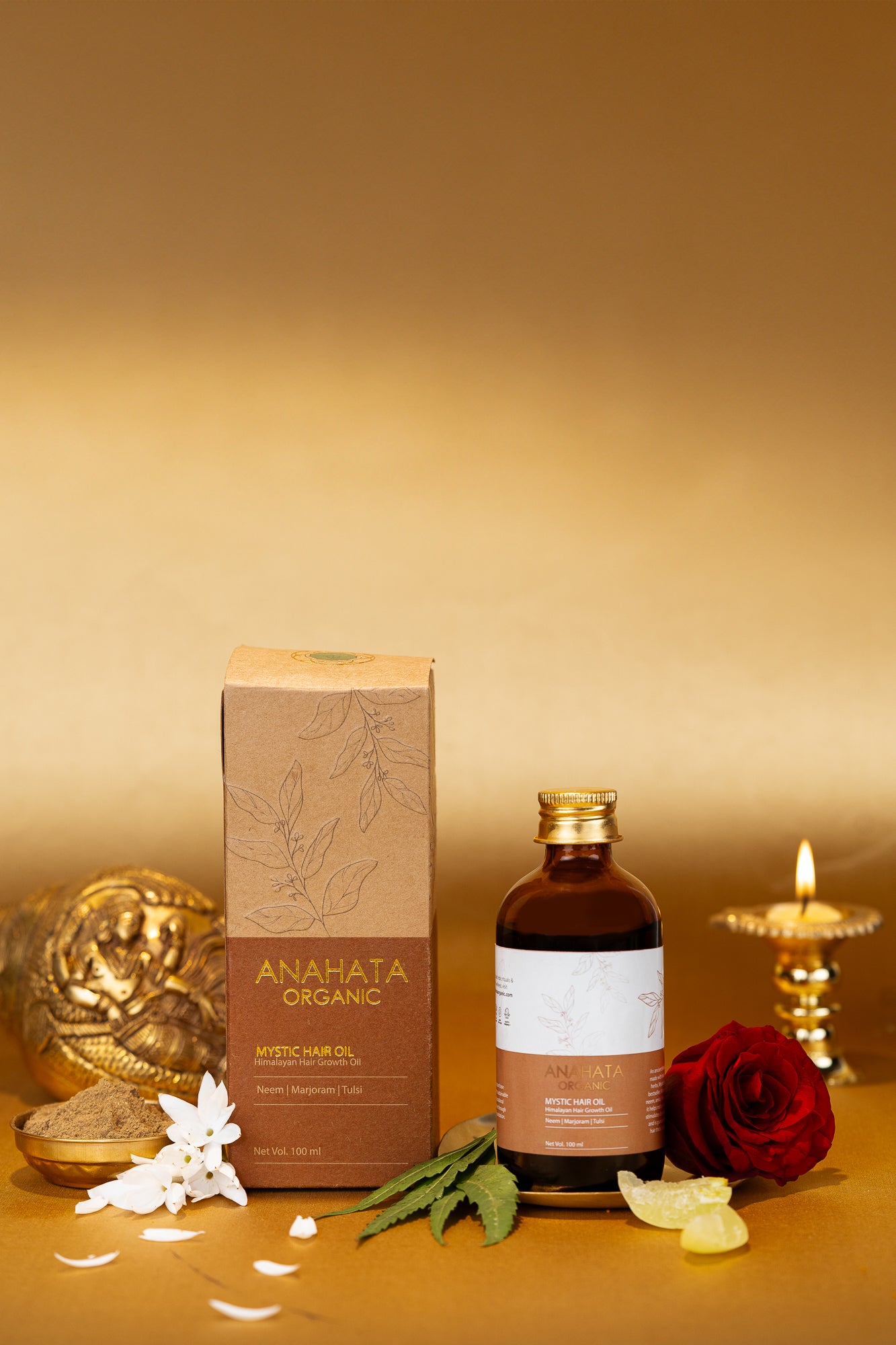 MYSTIC HAIR OIL Himalayan Hair Growth Oil – Anahata Organic